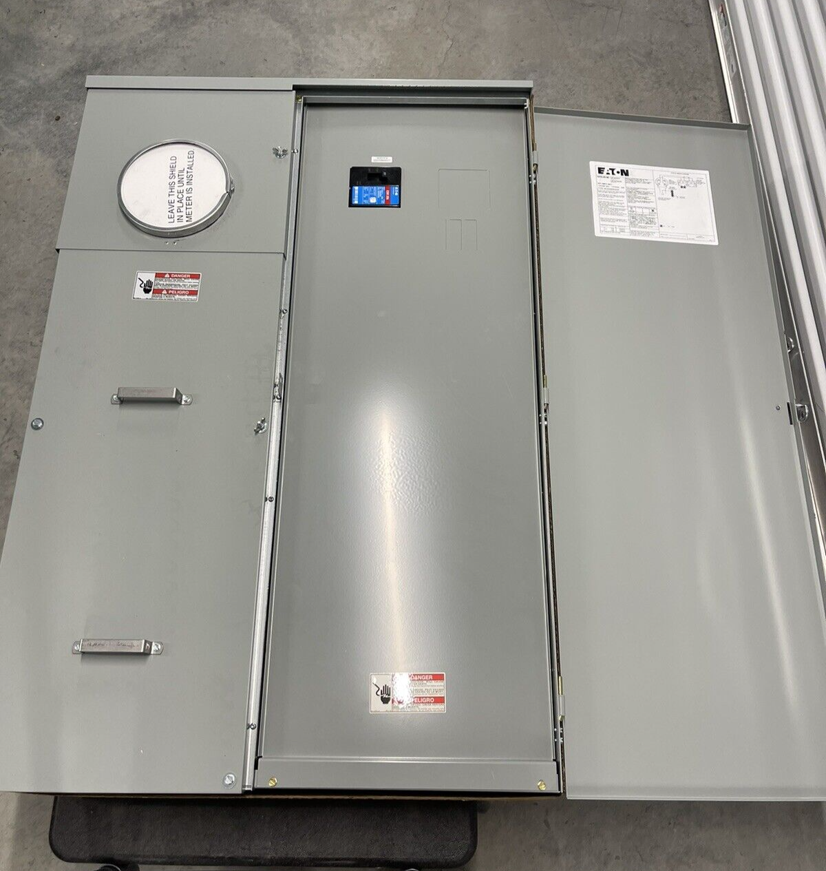 NEW EATON HP40SHA HOUSE METER PANEL 400-AMP 120/240V NEMA 3R W/ CIRCUIT ...