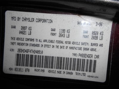 Intake Manifold 6-215 3.5L Upper Fits 96-97 CONCORDE 528092 | eBay