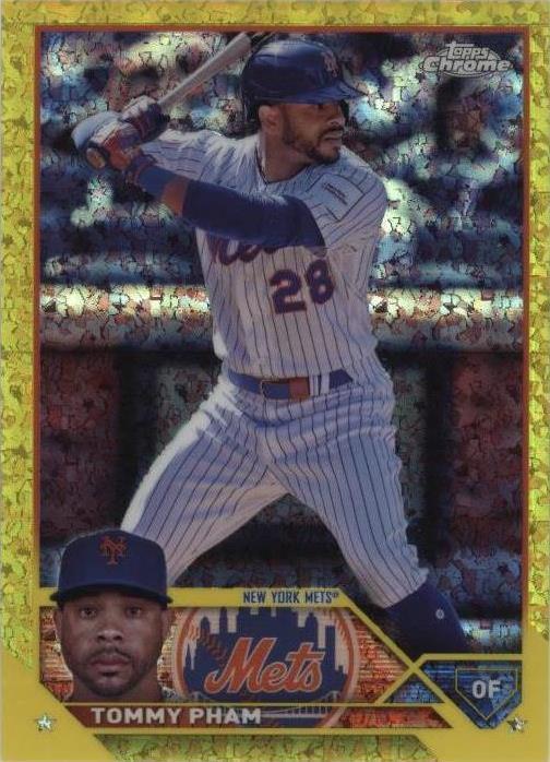 2023 Topps Chrome Update Series - Tommy Pham #USC61 Yellow Mini-Diamond ...