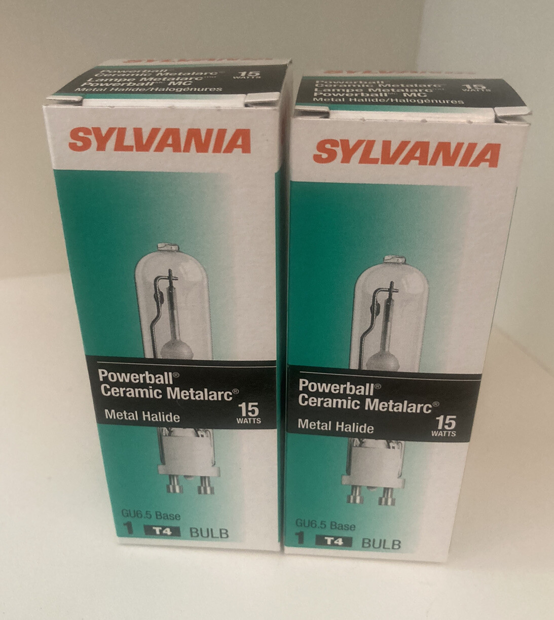 Sylvania 69043 - MC15TF/U/GU6.5/830 15 watt Metal Halide Light Bulb. 2 ...