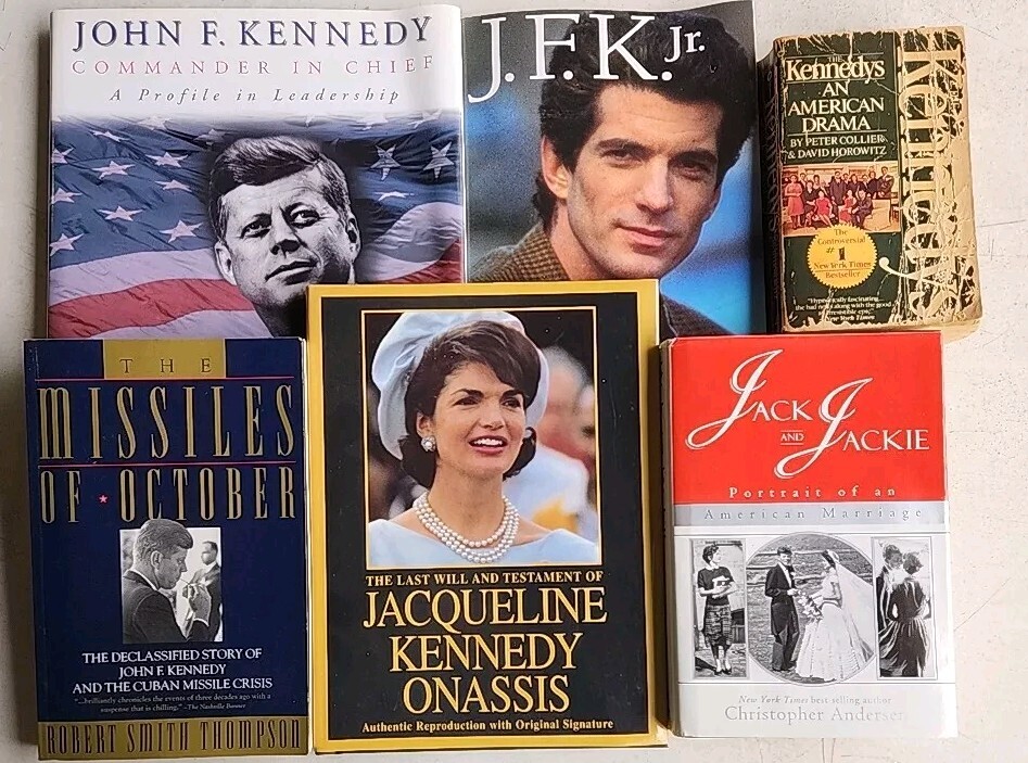 Lot of 6 JFK Kennedy Family Books | eBay