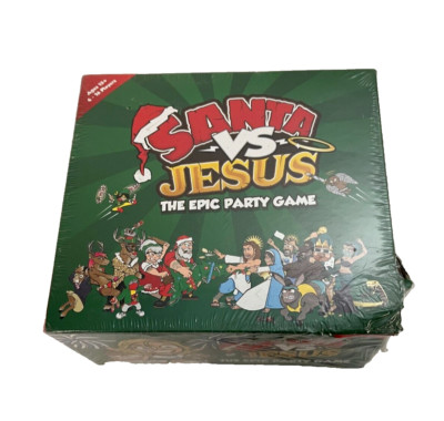 Christmas Card Game Santa VS Jesus The Epic Party Game Sealed Holiday ...