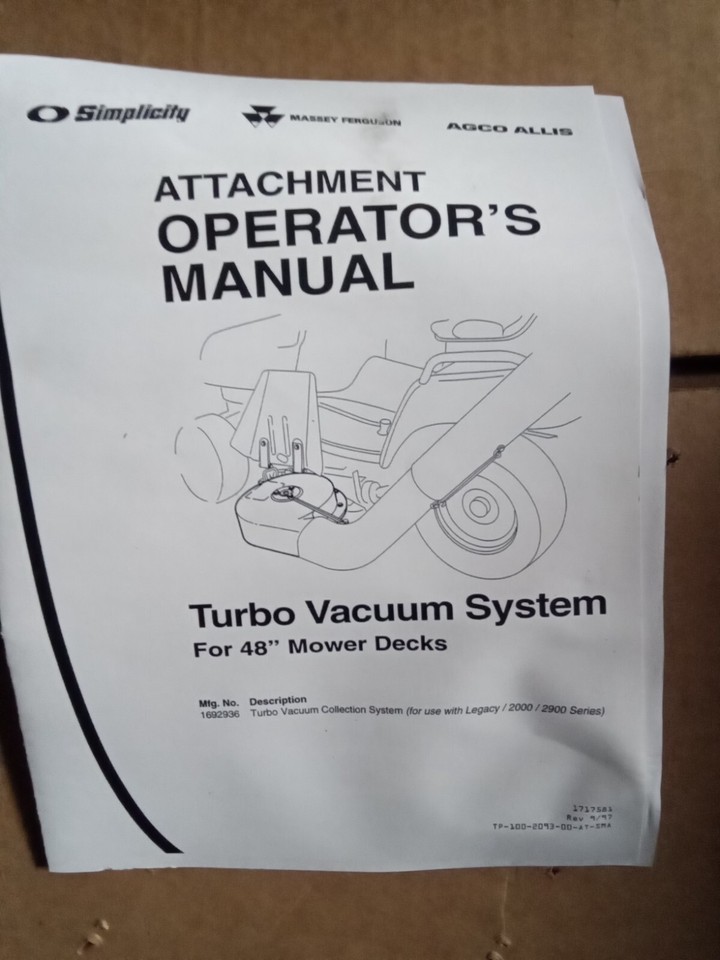 1682936 Simplicity Turbo Blower Kit | eBay