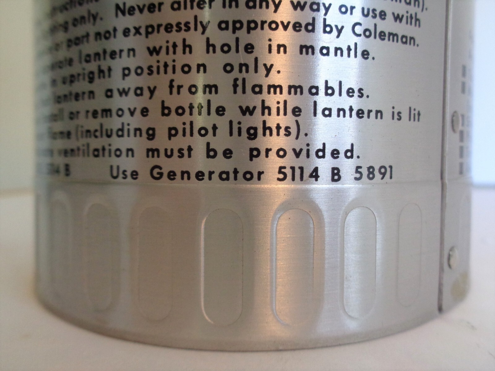 3 Coleman Propane Lantern Generators 5114B5891 Model 5114b for sale ...