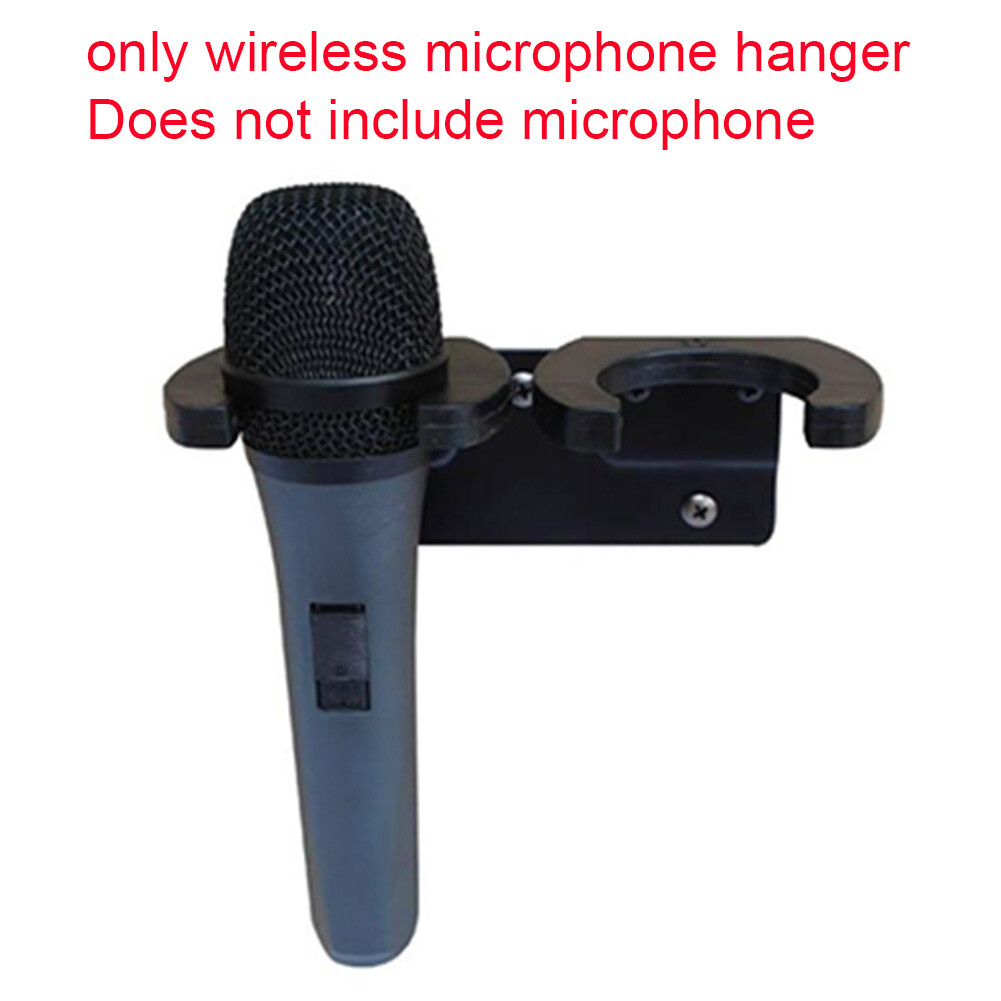 Double Hook Wall-Mounted Show Wireless Microphone Hanger Stands Space ...