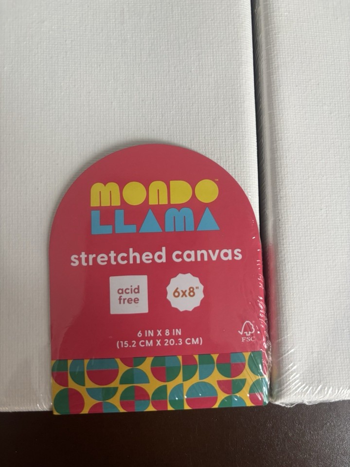 New Mondo Llama Small 2-Pack Stretched Canvas 6x8 Inches | eBay