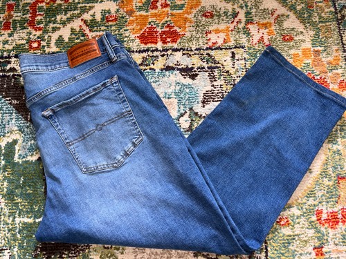 Lucky Brand Mens Jeans 38x27 Denim Blue Dark Wash 221 Straight | eBay