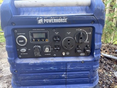 Powerhorse Inverted Generator 4500 Surge Watt 3500 Rated Watt/Electric ...