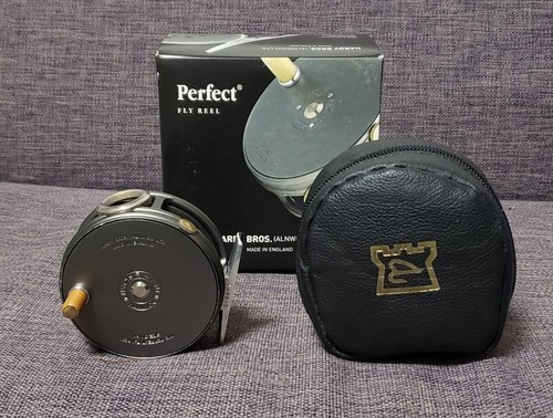 HARDY PERFECT REEL 3 1/8 left handed Fishing Reels Fly Reel Ship from ...