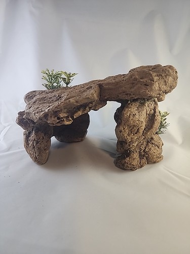 Reptile Rock Hide Cave, Aquarium Habitat Decor Rock Fish Tank 5 Inches ...