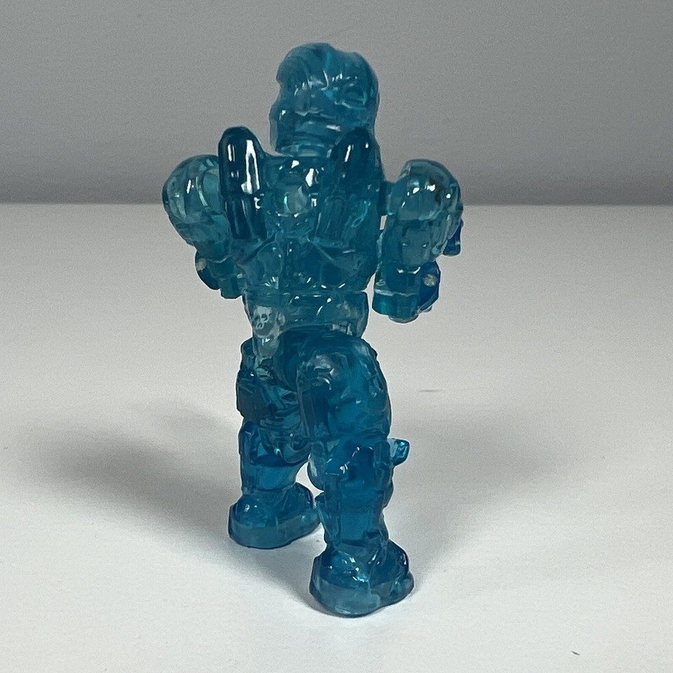 Halo Mega Bloks Spartan Recruit Active Camo Translucent Clear Blue Mini ...