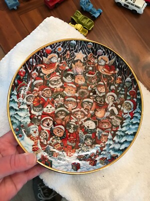 Franklin Mint SANTA CLAWS BY BILL BELL PLATE | eBay