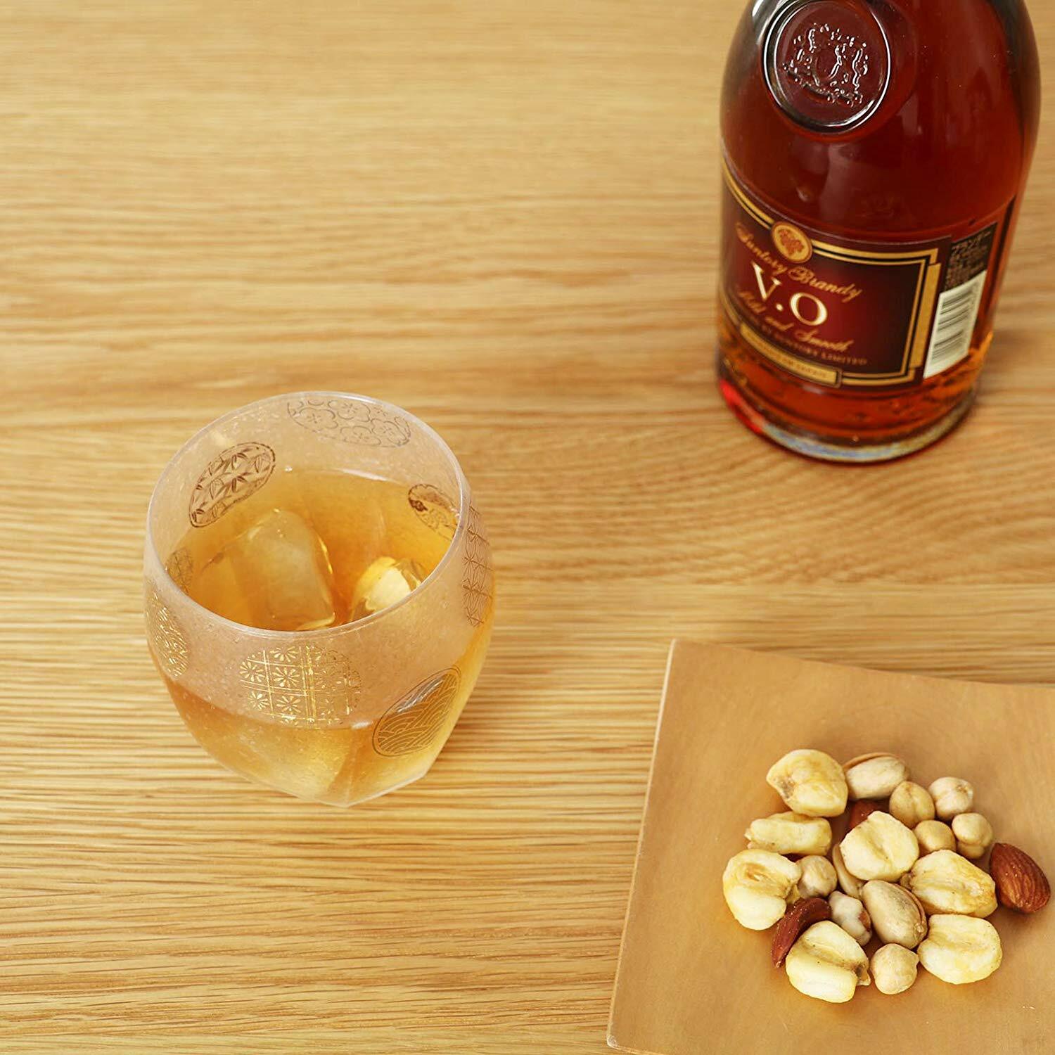 ADERIA Glassware Premium Marumon Round Pattern Old Rock Glass 345ml ...