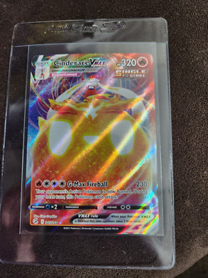 Pokemon - Cinderace VMAX - 045 HOLO- Ultra Rare - Fusion Strike - NM/M ...