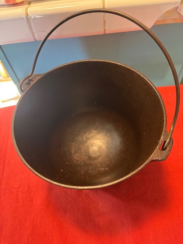 Antique Cast Iron Cauldron Stew Pot 9" Unmarked | eBay