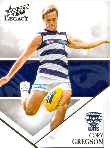 2018 AFL Select Legacy Common card 80 Cory Gregson - Geelong | eBay