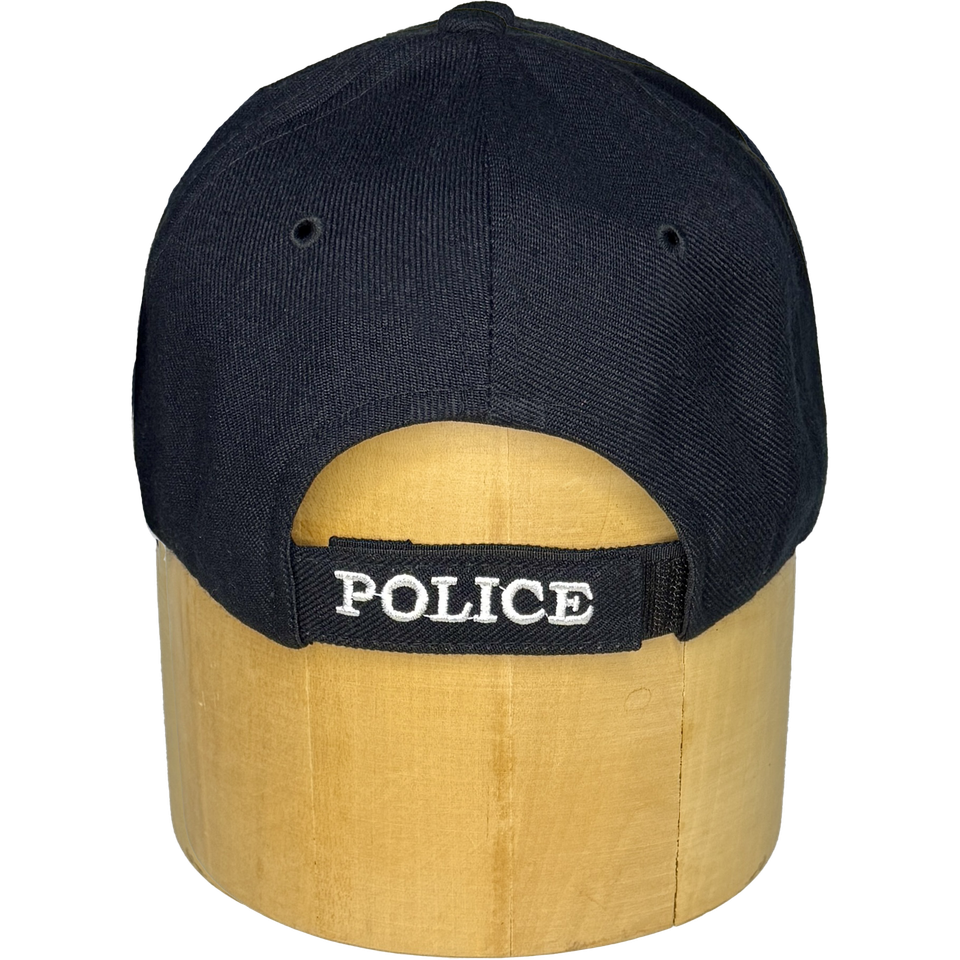 POLICE BASEBALL CAP - Black | eBay