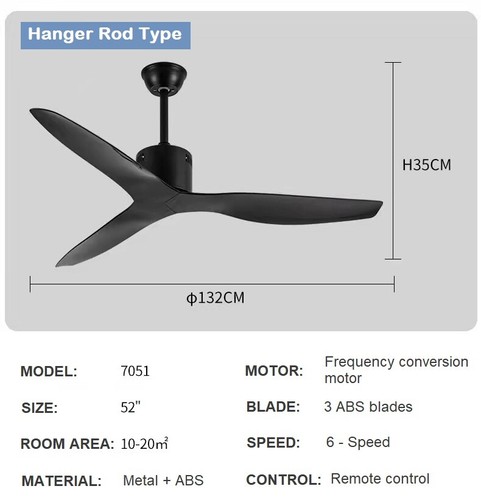 56" Designer RC Remote Control Three Wood Timber Blade 132CM Ceiling ...