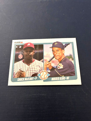 1990 Fleer Baseball Moises Alou Rookie Card #650 Factory Set Break NM ...