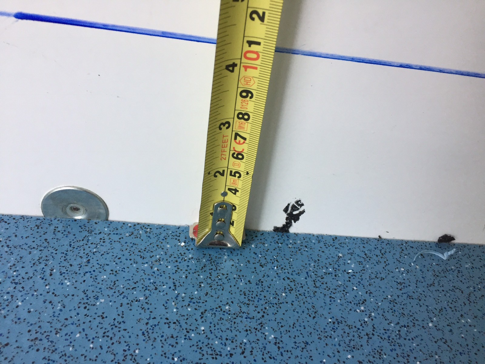 Gradus Black Flexible Rubber Sit on Skirting 2 Meter Length PVC Wet ...