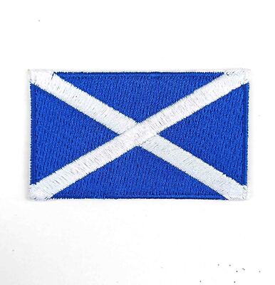 Scotland Flag Embroidery Embroidered Iron On Patch 3156 | eBay