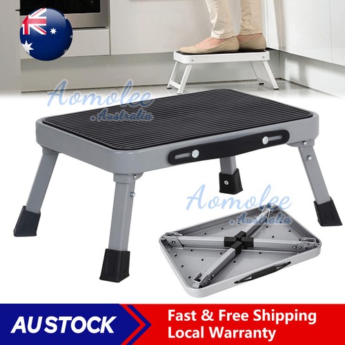 Caravan Entry Step Stool Folding w/Non Slip Surface Camper Trailer RV ...