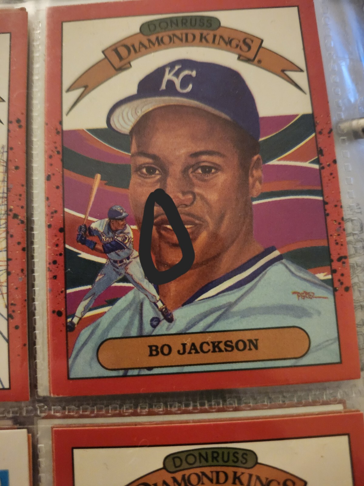 🔥🔥🔥 Bo Jackson Diamond Kings 1990 Donruss #1 “RARE” ""Errors, LIP" | eBay