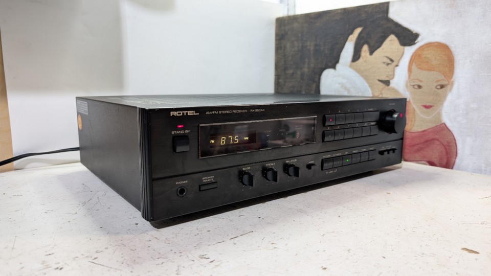 Rotel RX-950AX Stereo Receiver Black Vintage AM FM - Tested | eBay