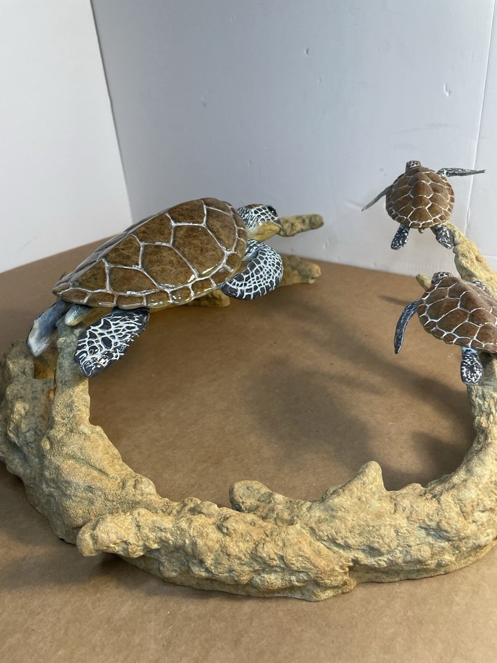 Wyland "Turtle Sea Reef " Bronze Wall Sculpture With Cert | eBay
