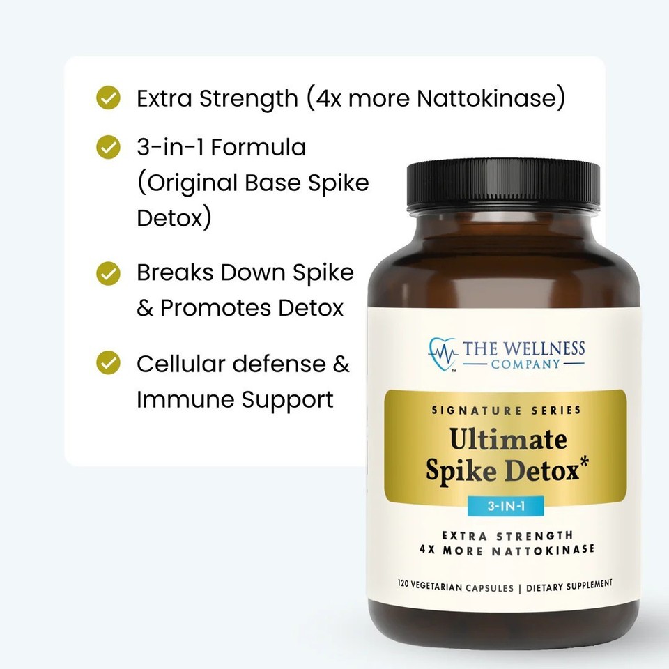 The Wellness Company Ultimate Spike Detox Formula 120 Count (sealed) | eBay