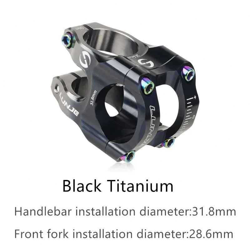 Bicycle Aluminum Alloy Short Handlebar Stem 31.8mm MTB Road Bike ...