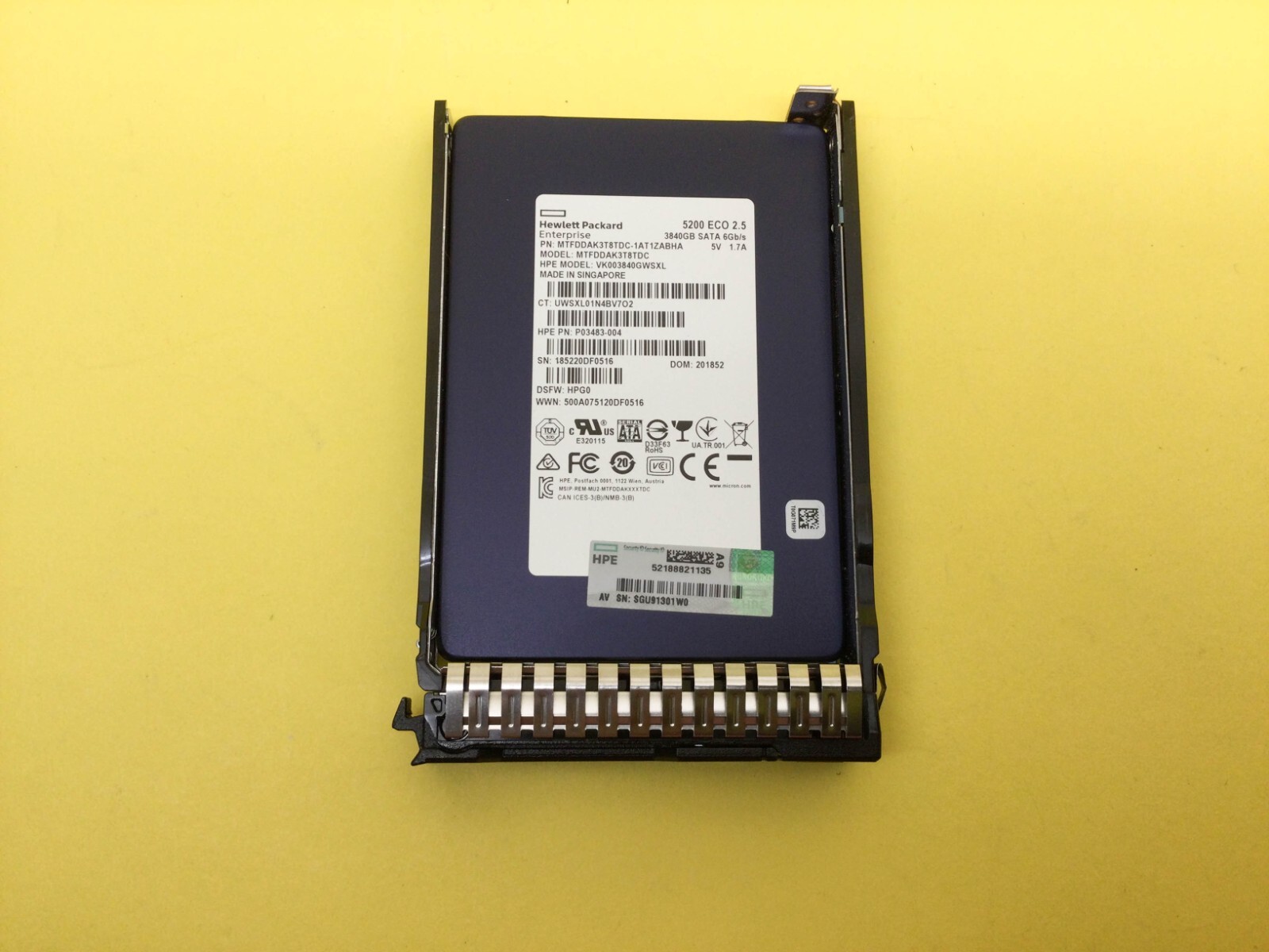 HPE P03483-004 2.5" 3.84 TB Internal SSD for sale online | eBay
