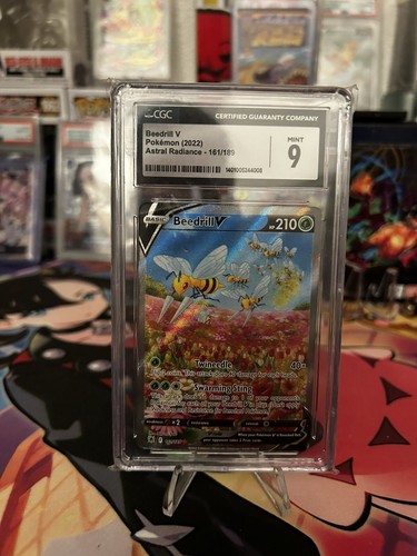 Pokémon TCG Beedrill V Astral Radiance 161/189 Holo Ultra Rare Cgc 9 | eBay