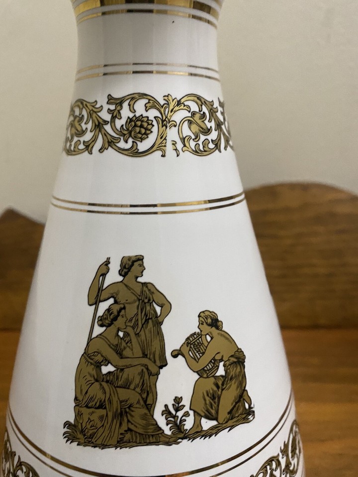 Vintage Dakas Rhodos Handmade 24K Gold Vase 7.5" Tall | eBay