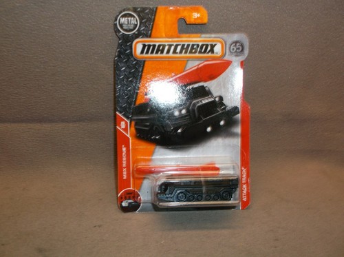 MATCHBOX GREEN 2017 #83 ATTACK TRACK MISSILE LAUNCHER US ARMY MARINES ...