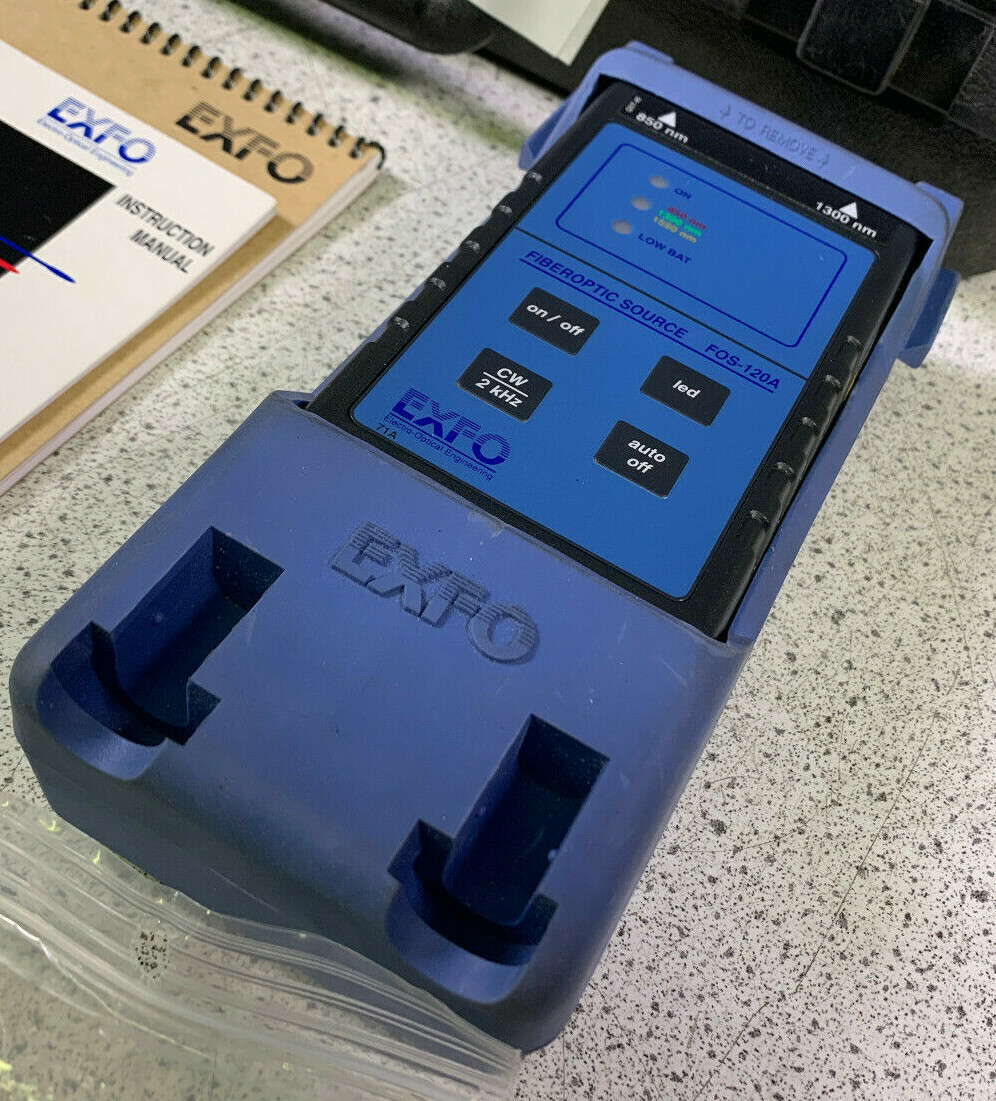 Exfo FOS-120A & FOT-20A Fibre Optic Test Set | eBay