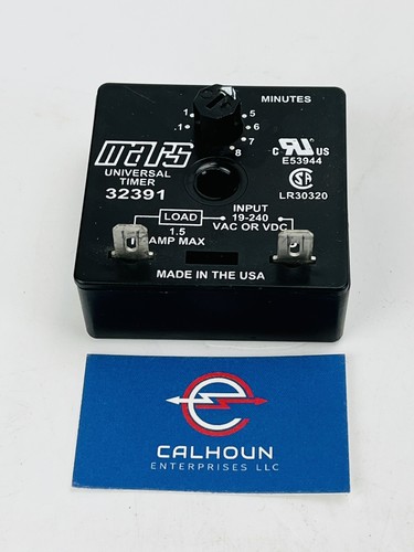 Mars Universal Timer 32391 1 To 8 Minutes 1.5A 19-240VAC or VDC ...