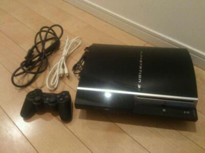 Sony PlayStation 3 PS3 60GB black console Early model unit with ...