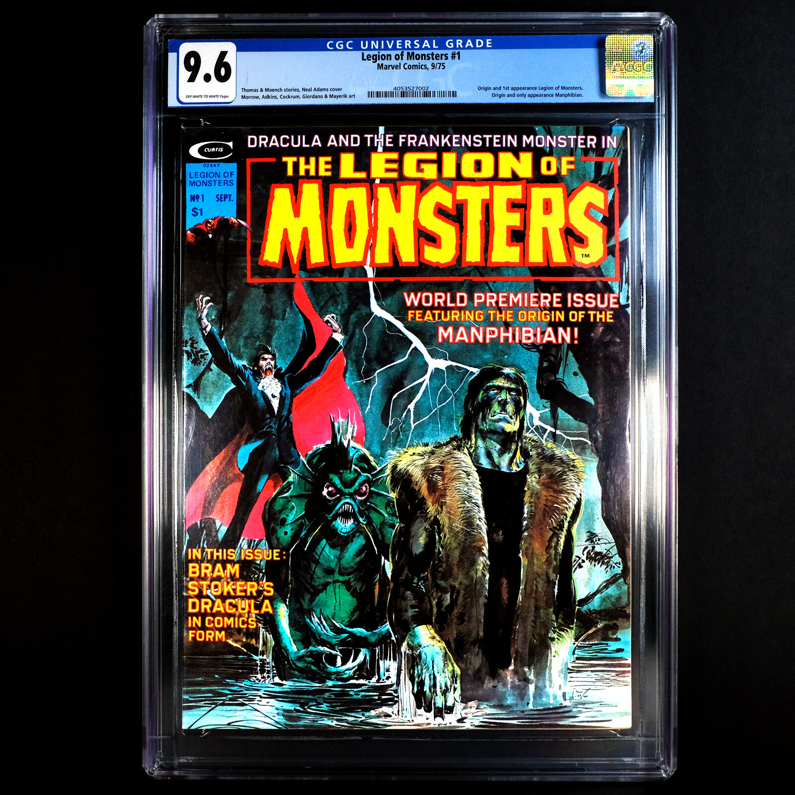 LEGION OF MONSTERS #1 🔥 1st team appearance + Manphibian 🔥 CGC 9.6 ...