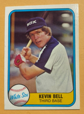 1981 FLEER CARD WHITE SOX #343 KEVIN BELL BASEBALL CARD | eBay