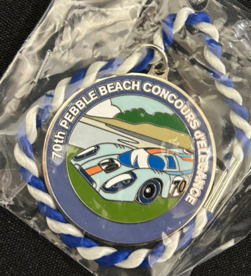 2021 Pebble Beach 70th Concours Swing Tag Badge Medallion PORSCHE 917 ...