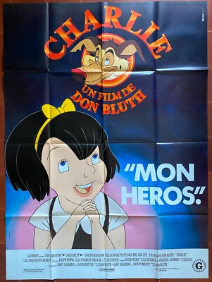 Affiche CHARLIE All dogs go to heaven DON BLUTH Gary Oldman 120x160cm ...