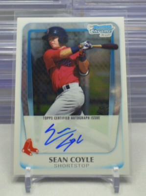 Sean Coyle 2011 Bowman Chrome Prospects Auto #BCP100 Auto 3-B | eBay