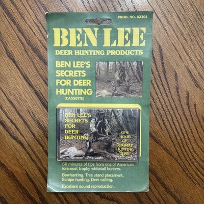 Ben Rogers Lee Deer Hunting cassette tape Very Rare Vintage Collectors ...