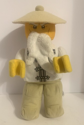 LEGO Ninjago Master Sensei Wu Plush Stuffed 2018 Minifigure 12” Retired ...