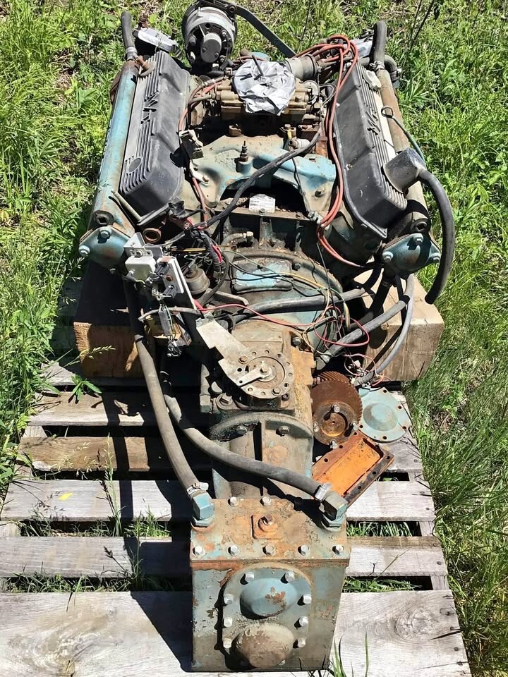 Chris Craft Model 283 Marine Engine Running take-out | eBay