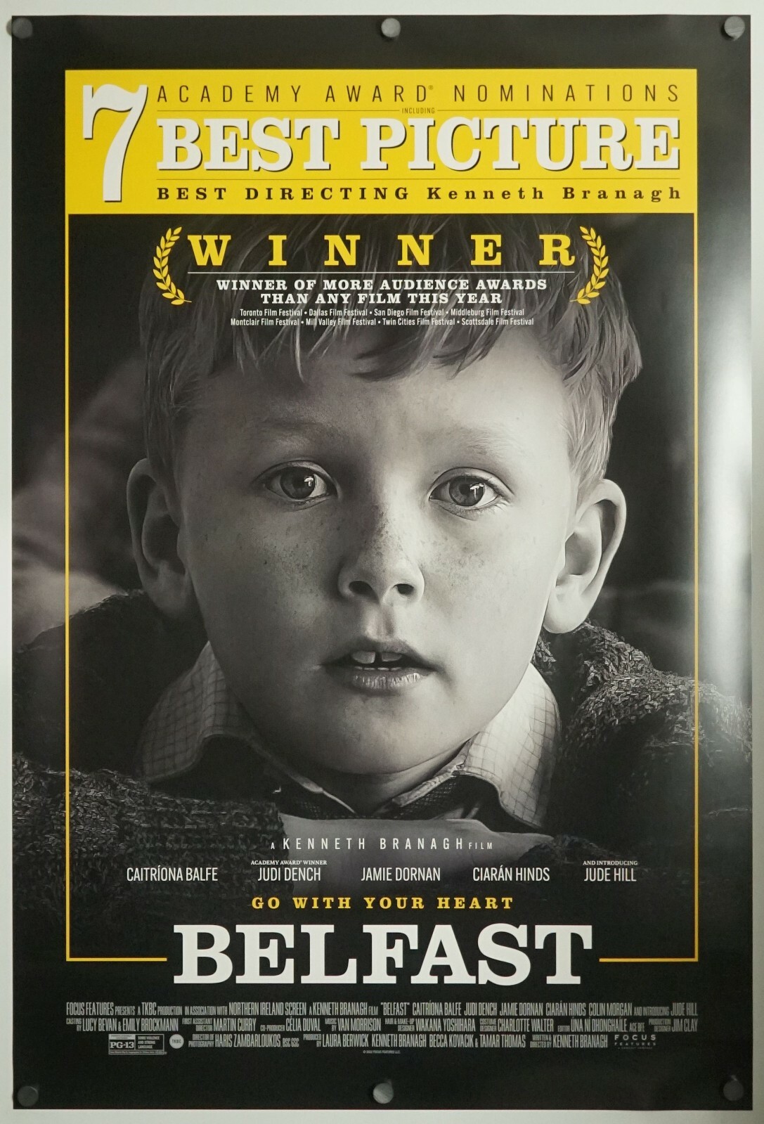 Belfast - original DS movie poster - 27x40 D/S AWARDS Style 2021 | eBay