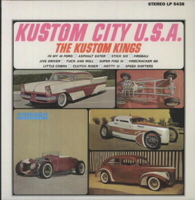 KUSTOM KINGS - KUSTOM CITY U.S.A. (LP 2013) NEW SUNDAZED **12 TRACKS ...