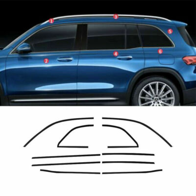 Fits for Mercedes GLB X247 2019-2024 Car Window Side Molding Trim ...