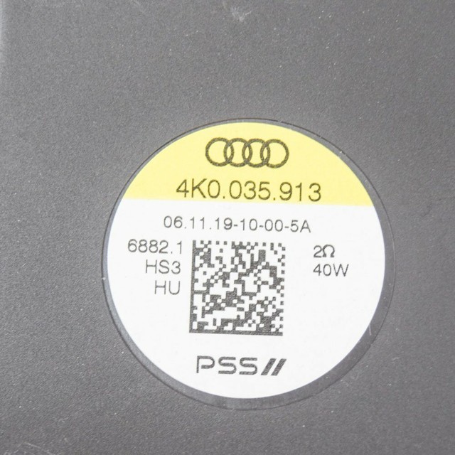 Audi A6 4A2 C8 A6 40 Tdi Subwoofer 4K0035913 2.00 Diesel 150kw 2020 for ...